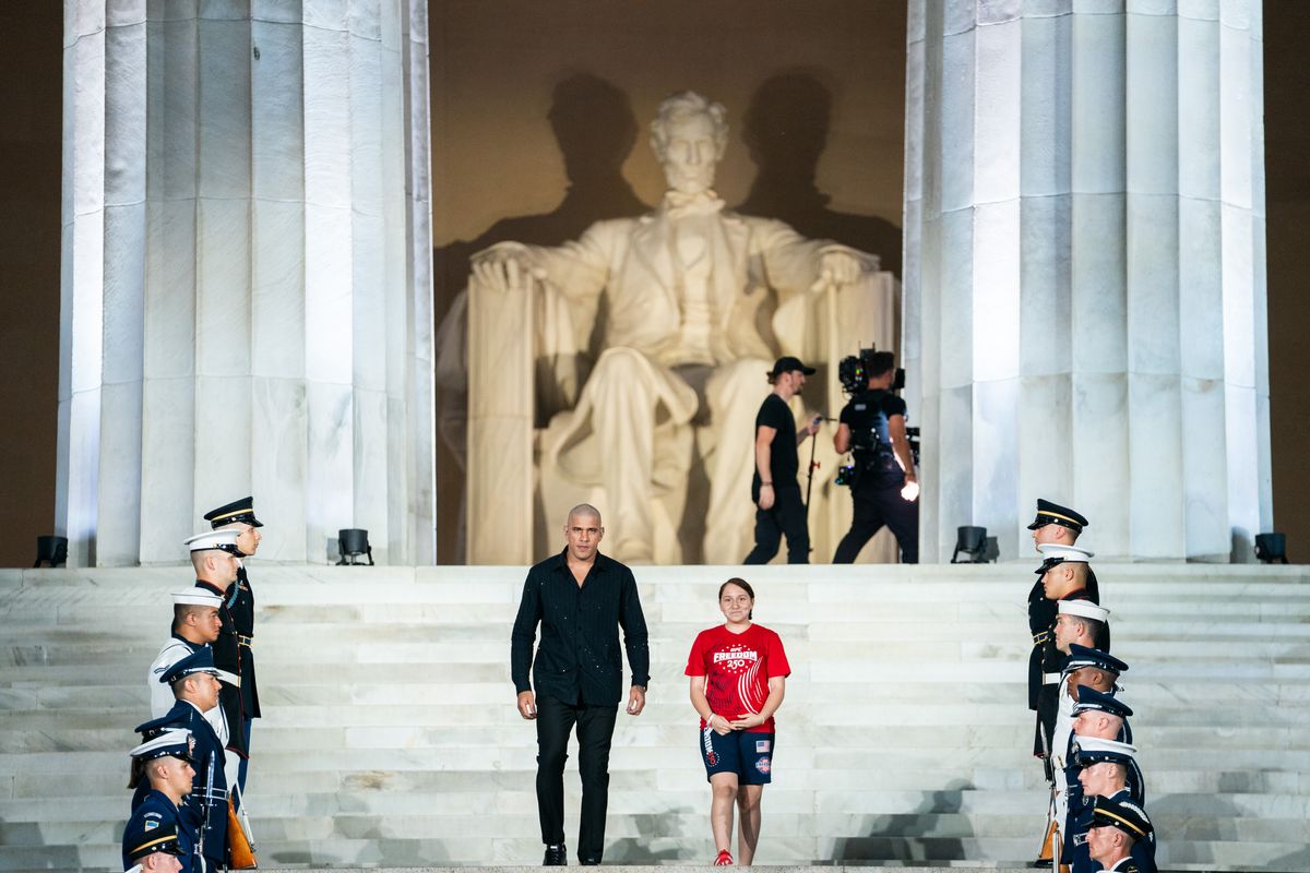 Trump turns 80 with a showstopping spectacle of cage fights at the ...