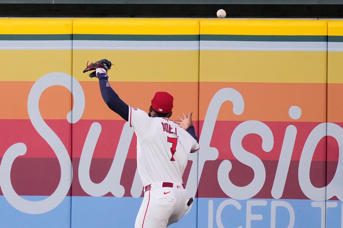 Rumfield gets gift homer when flyball bounces off Adell’s head as ...