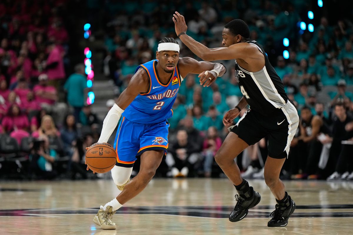 Gilgeous-Alexander, bench propel Thunder past Spurs 123-108 after ...