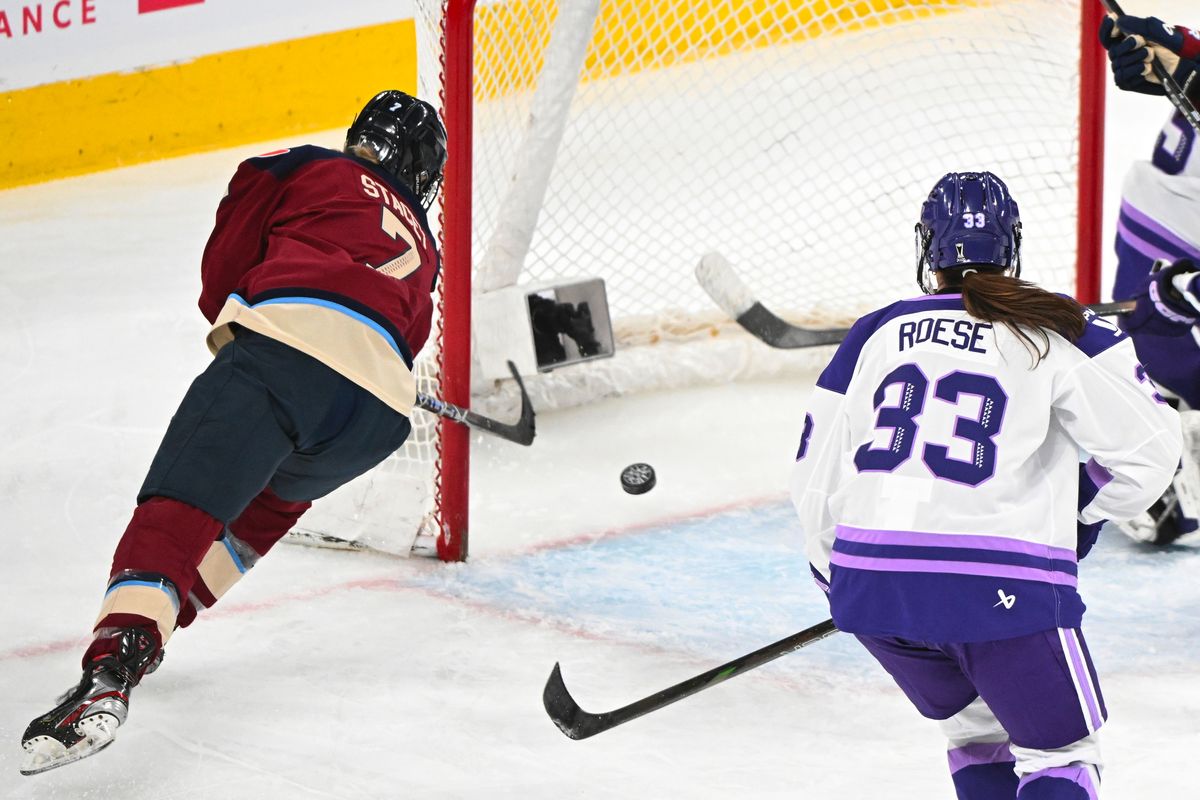 Roese scores in OT to offset hat trick by Stacey and Frost beat ...