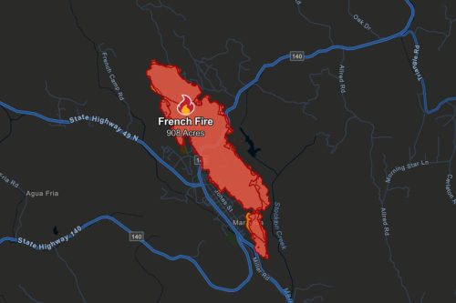 French Fire Containment Up, Acreage Remains Steady - myMotherLode.com