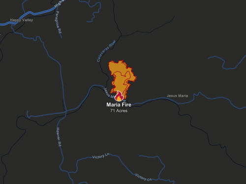 No More Evacuation Warnings For Maria Fire - myMotherLode.com