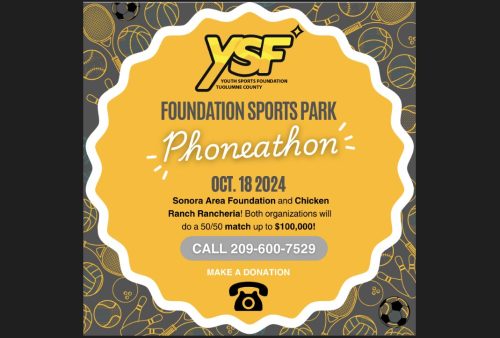 Phonathon Helping Next Phase Of YSF’s Foundation Sports Park - myMotherLode.com