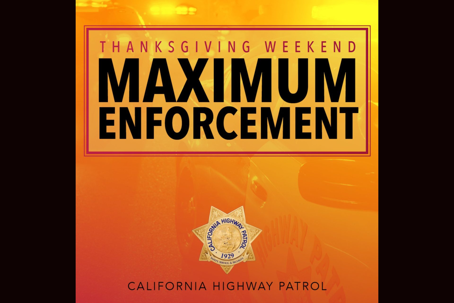 DUIs Top Concern In Mother Lode CHP Thanksgiving Holiday MEP ...