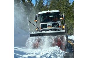 Snow Plowing Underway On One Mountain Pass - myMotherLode.com