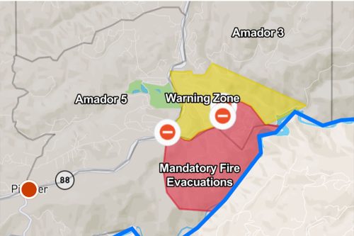 Tiger Fire Grows In Acreage Overnight, Some Evacuation Warnings Lifted ...